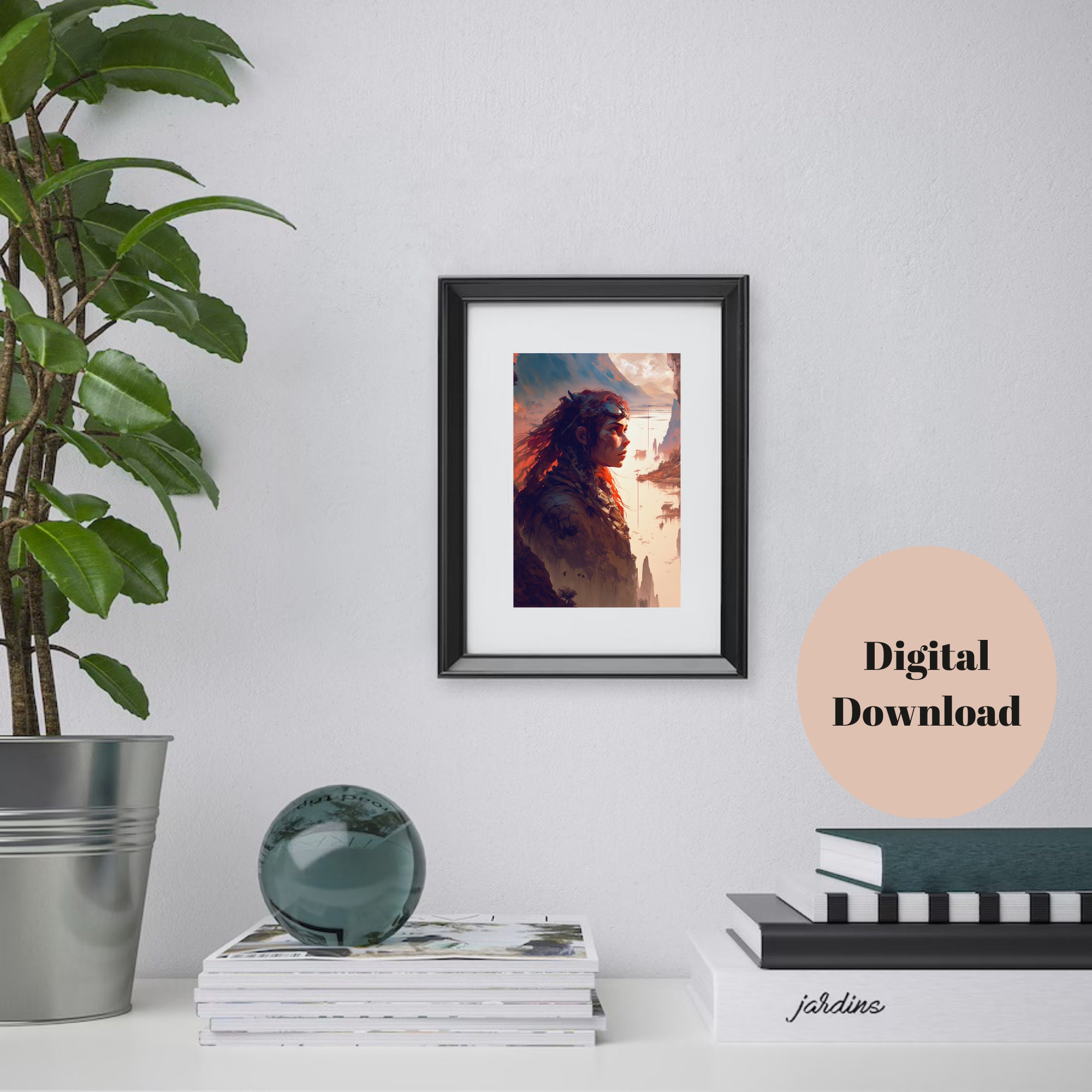 Aloy Horizon Zero Dawn Printable Wall Art Gaming Decor Game Poster ...