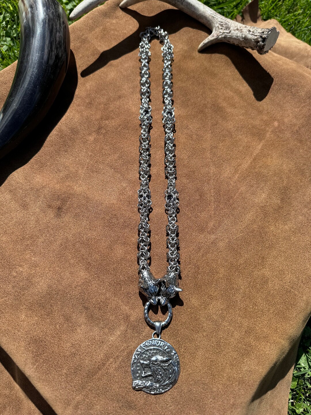 Fenrir Norse Chain Norse Mythology Turkish Roundmaille - Etsy