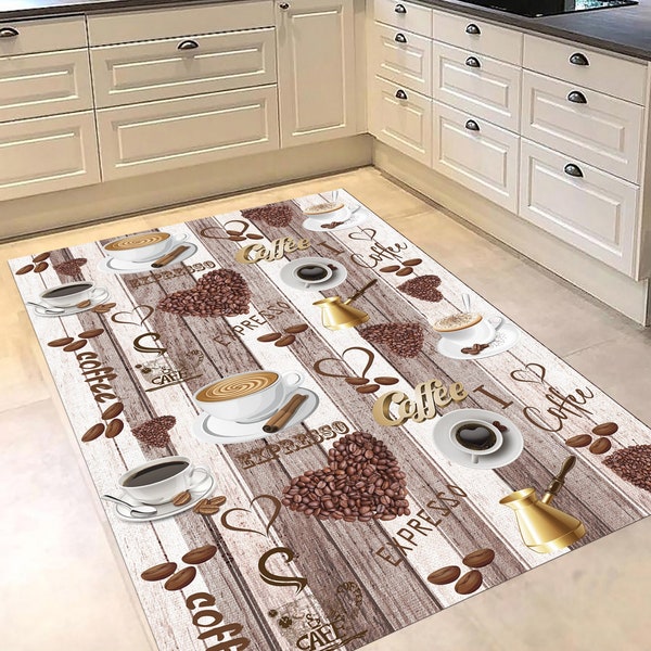 Coffee Kitchen Rug - Etsy