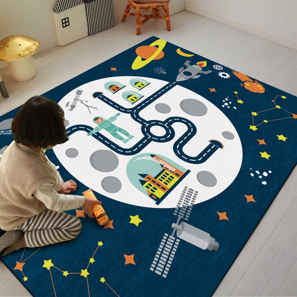 Outer Space Play Mat - Etsy
