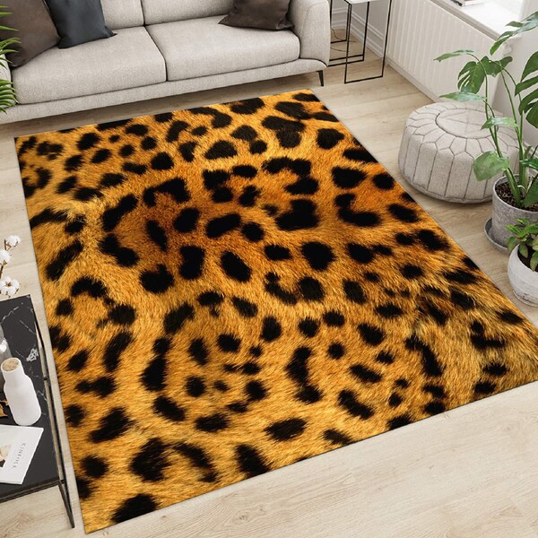 Animal Print Rug - Etsy