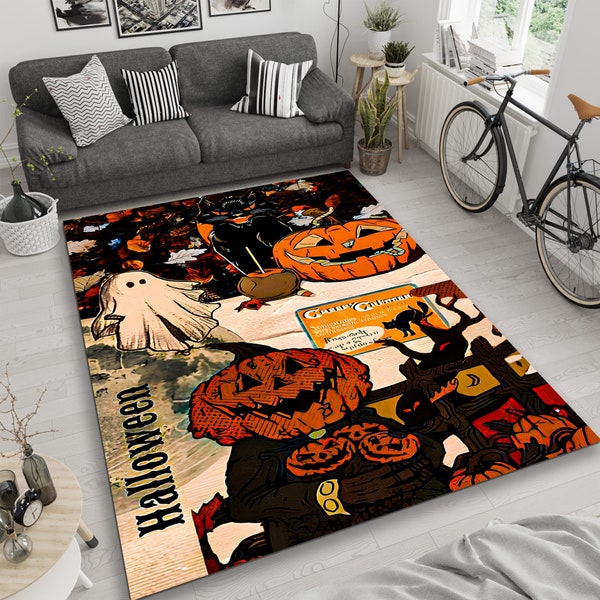 Halloween Rug - Etsy