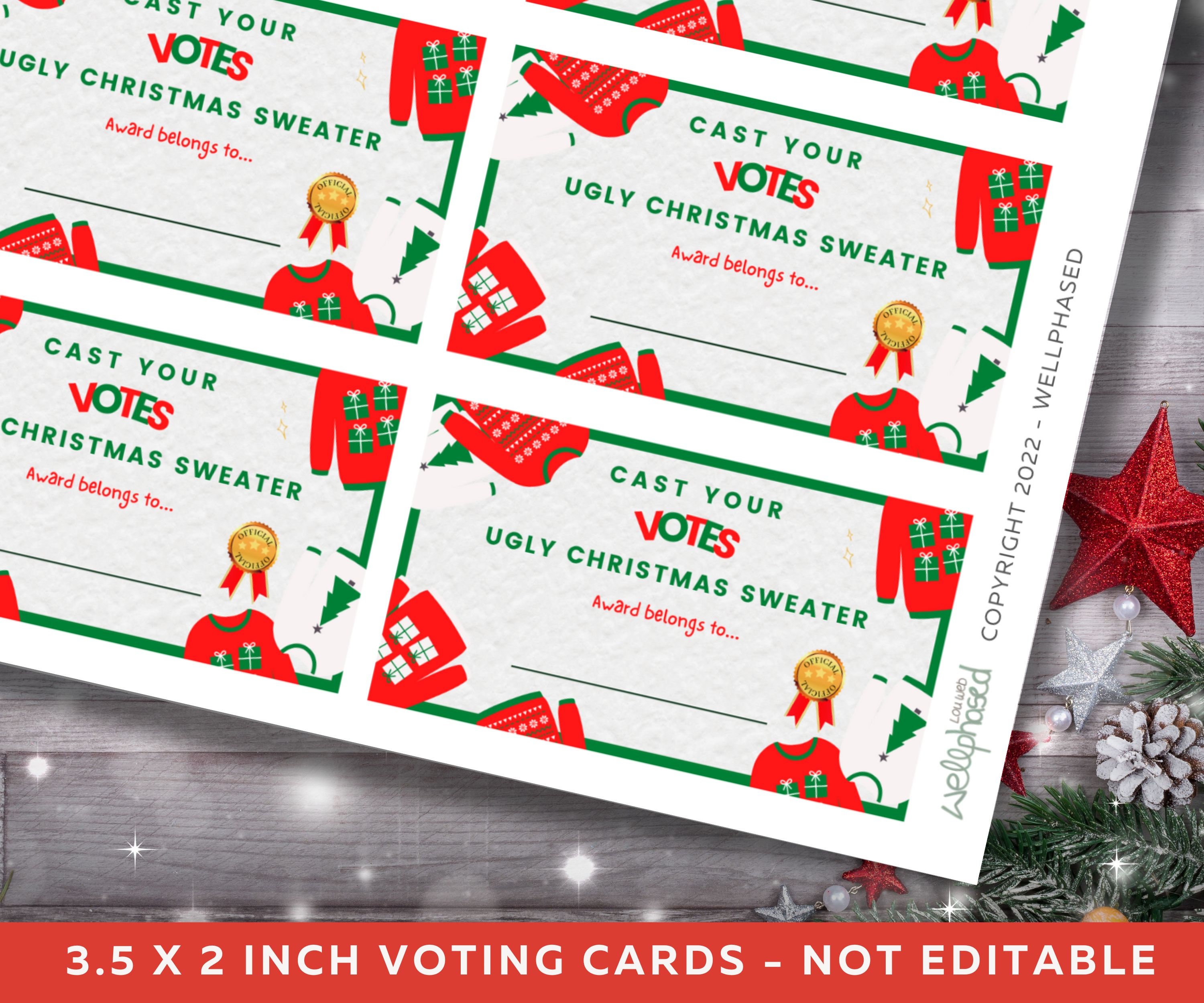 Christmas Party Competition, Ugly Sweater Contest, Ugly Christmas ...