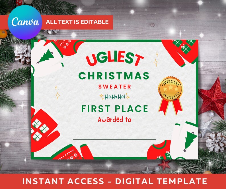 Christmas Party Competition, Ugly Sweater Contest, Ugly Christmas ...