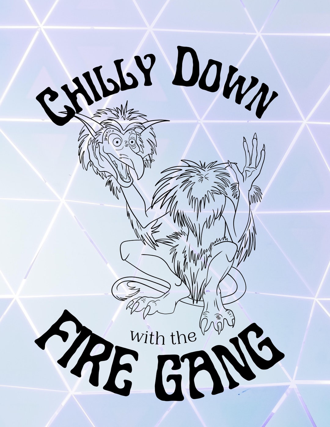 Chilly Down With the Fire Gang the Labyrinth 80's David Bowie SVG ...