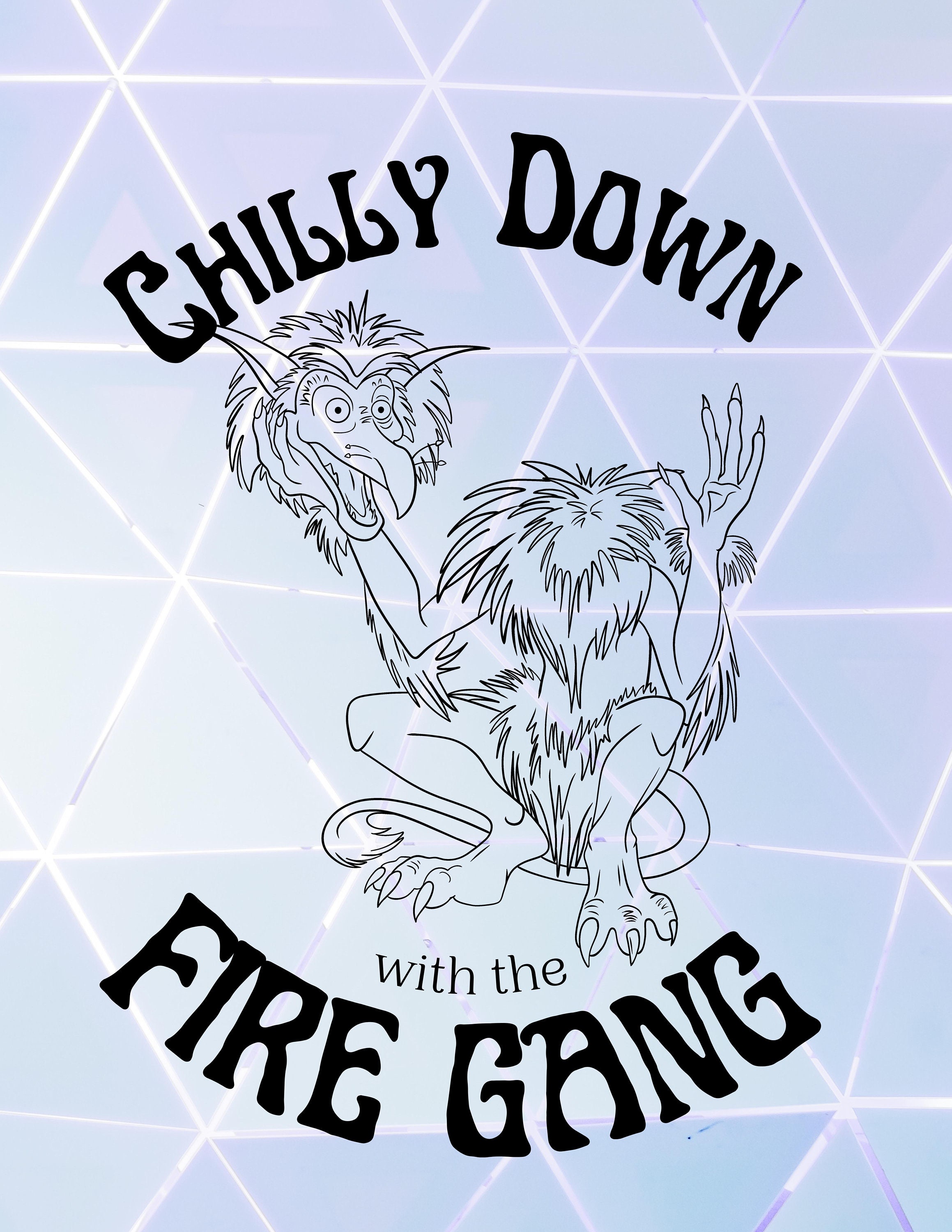 Chilly Down With the Fire Gang the Labyrinth 80's David Bowie SVG ...