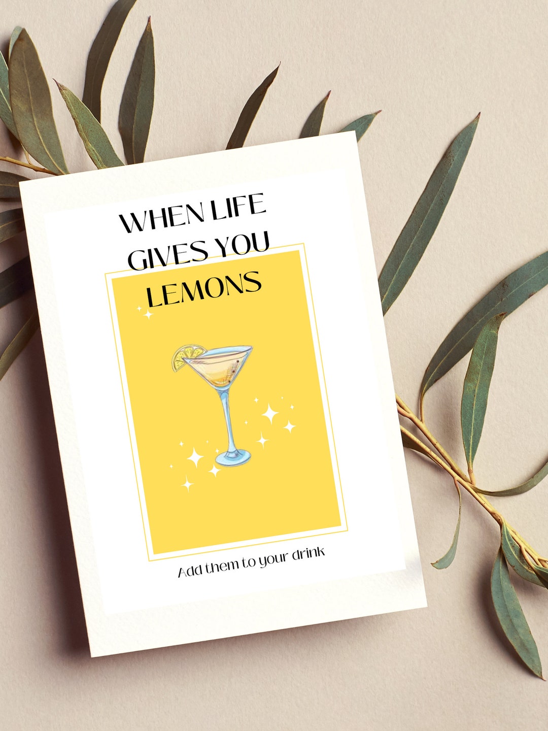 When Life Gives You Lemons, Office Wall Art, Home Decor, Prints , Art ...