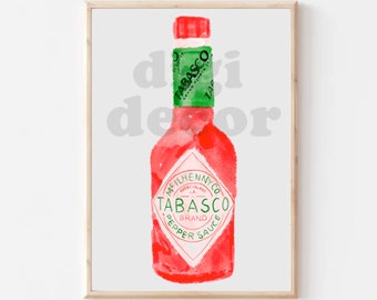 Tabasco Poster - Etsy