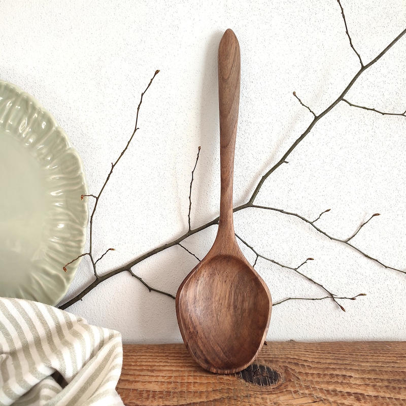 Big Wooden Spoon - Etsy