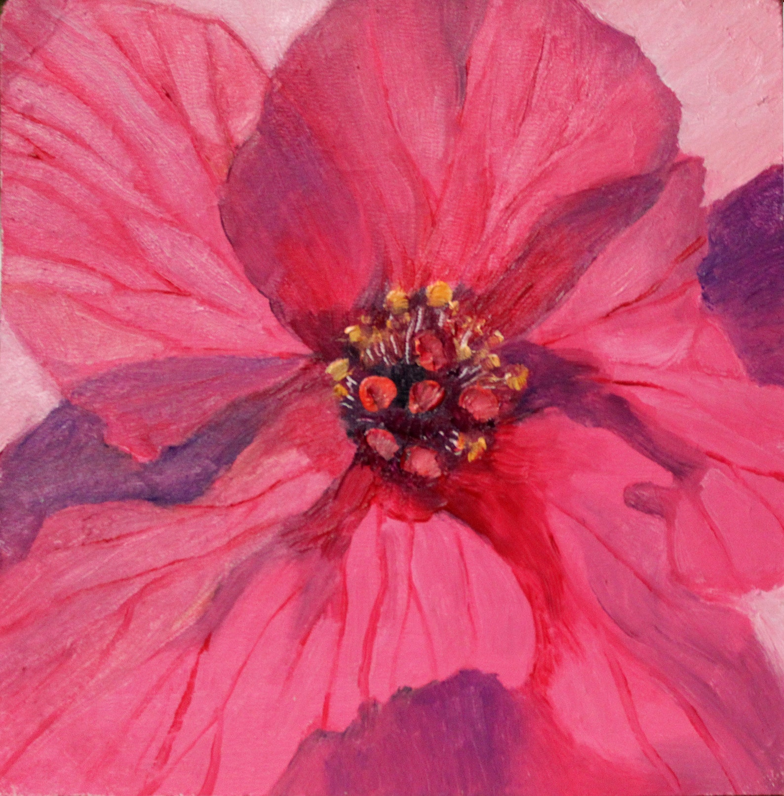Small Size Original Paintings on Hardboard, Hand Painted, Tiny Art ...