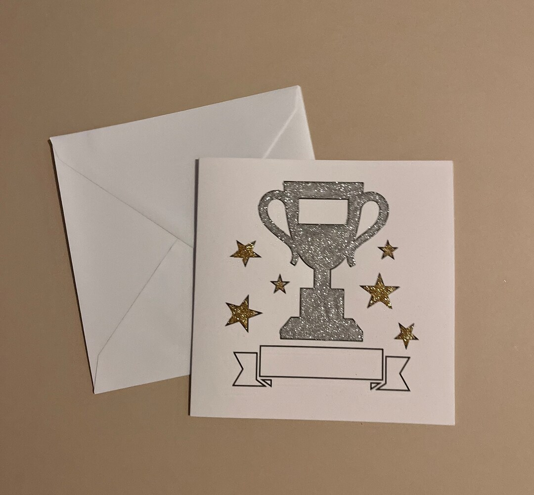 Personalised Trophy Card - Etsy