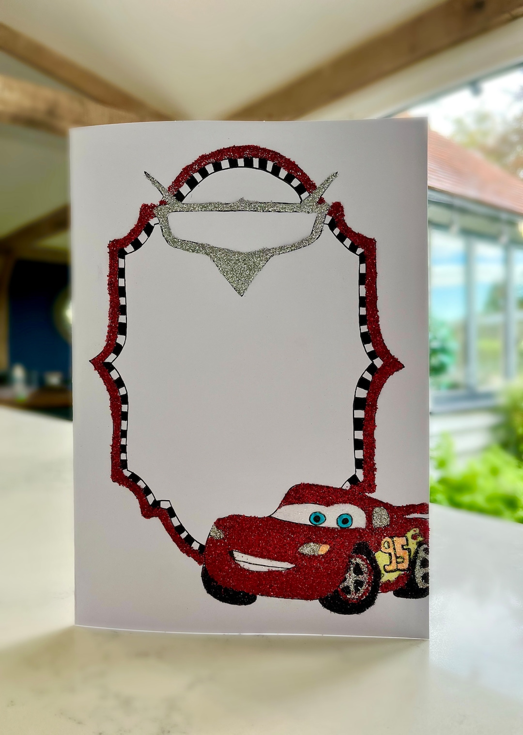Personalised Lightning Mcqueen Card - Etsy