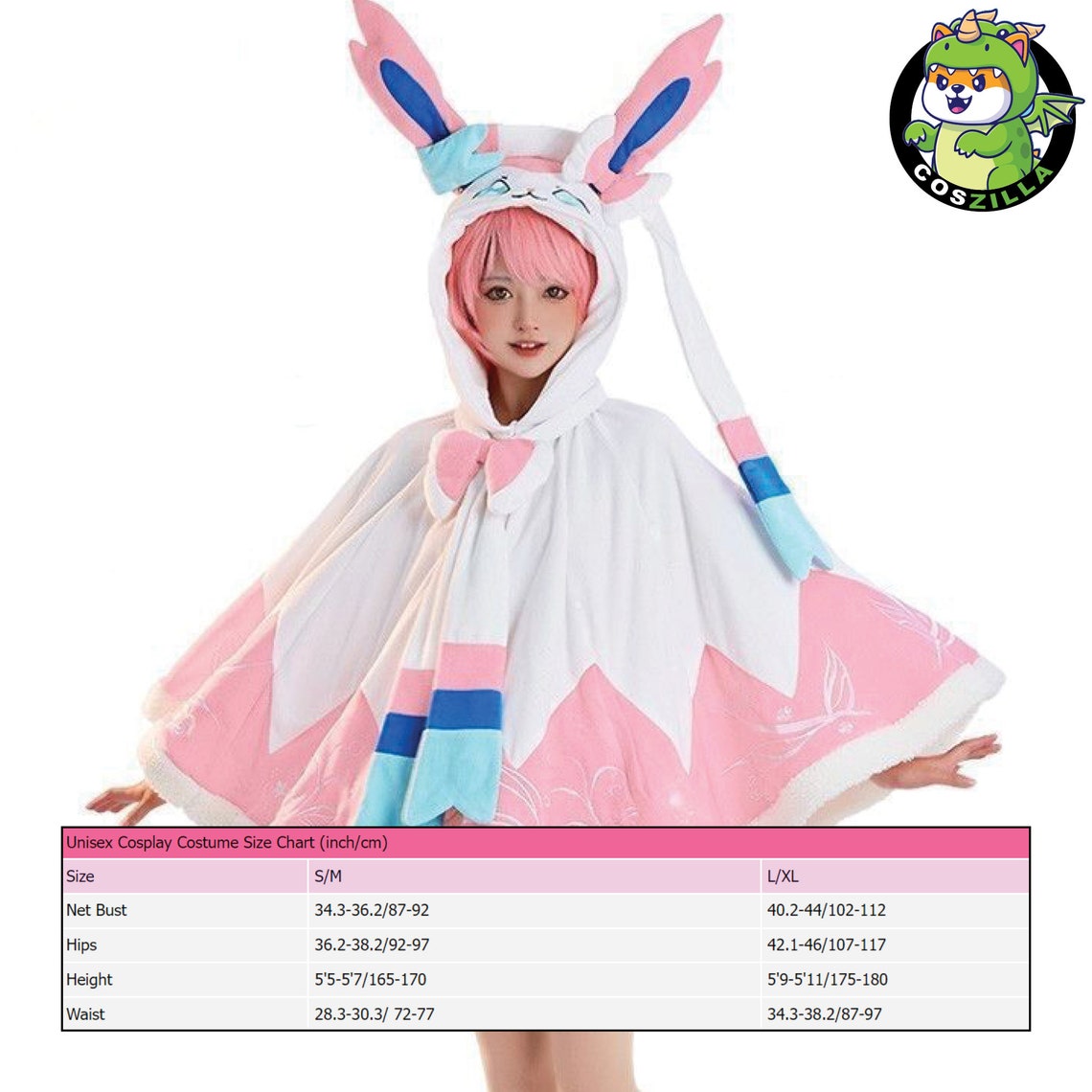 Anime Sylveon Cosplay Cloak Sylveon Cosplay Costume - Etsy