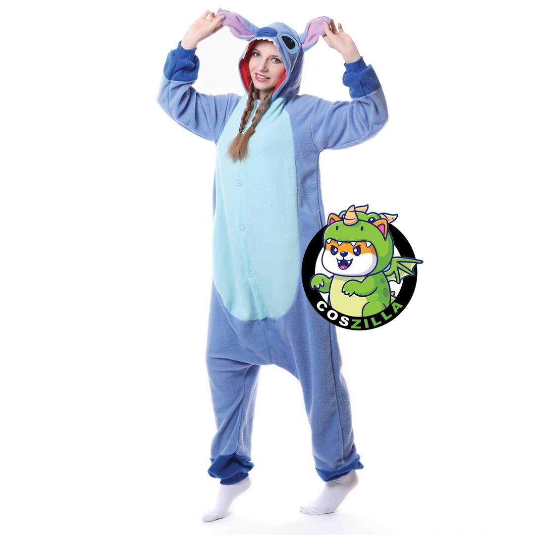 Stitch Onesie Kigurumi Lilo and Stitch Gifts Stitch Onesie - Etsy Australia