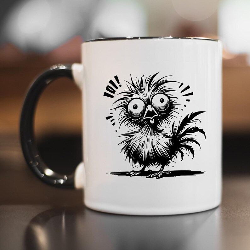 Angry Chicken Svg, Crazy Chicken Svg, Funny Chicken Silhouette, Chick ...