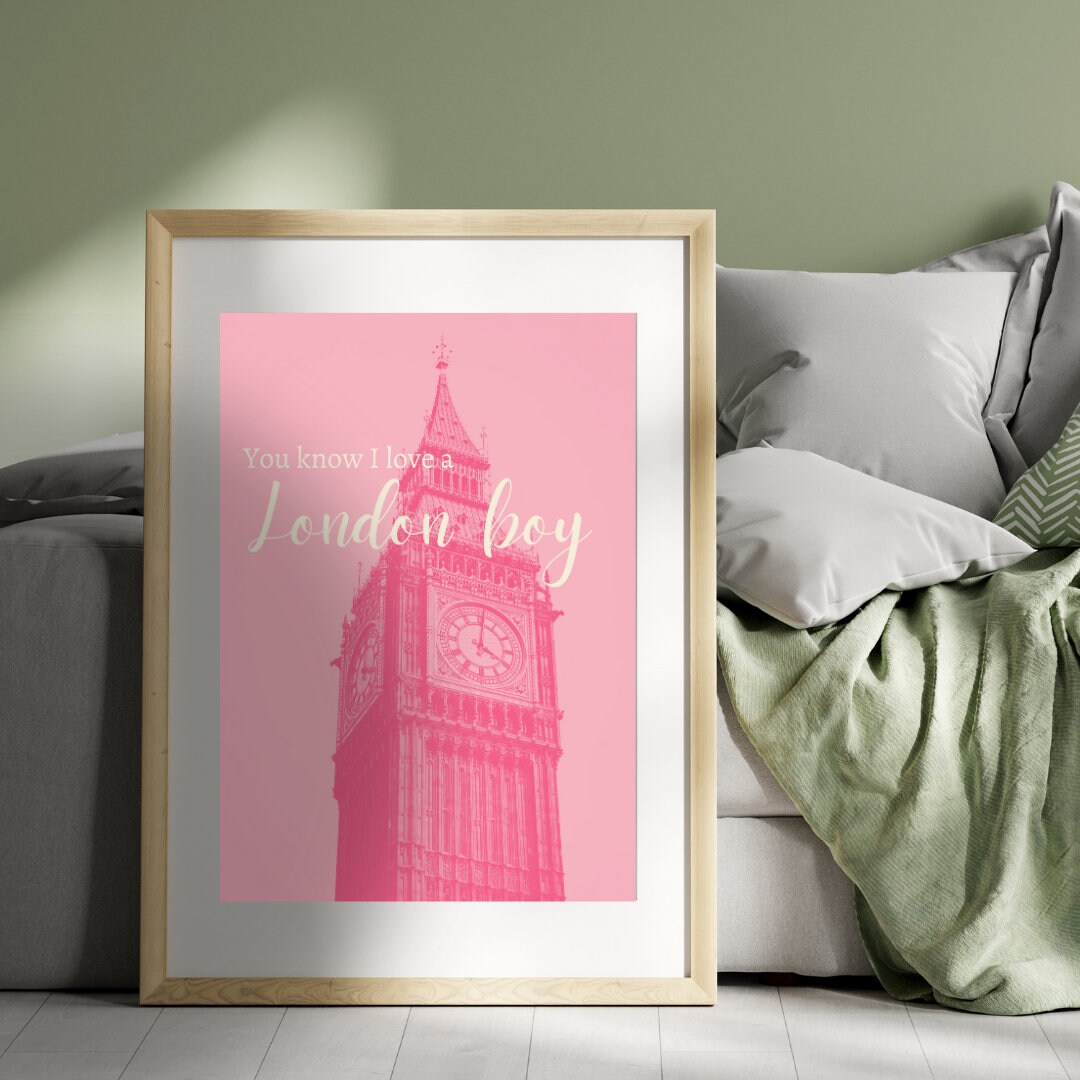 Taylor Swift London Boy Poster, Digital Print, Lover Art, Fan Art - Etsy