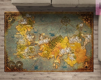 Westeros Map Rug - Etsy
