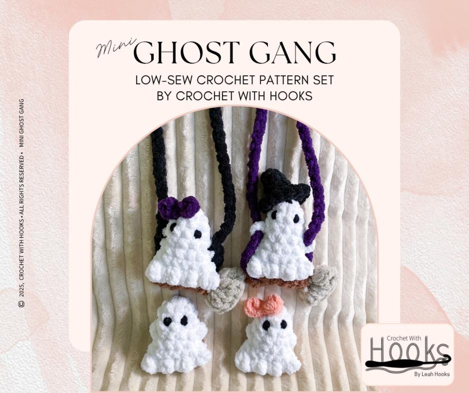 Mini Crochet Ghost Patterns: Hanging Charms (digital Download) - Etsy