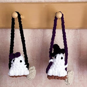 Mini Crochet Ghost Patterns: Hanging Charms (digital Download) - Etsy