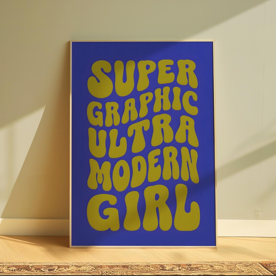 Super Graphic Ultra Modern Girl Chappell Roan Lyric Art - Digital ...