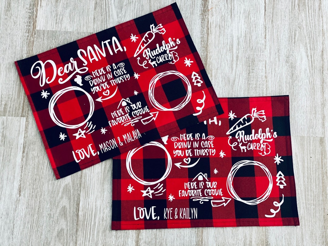 Santa Cookie Mat - Etsy
