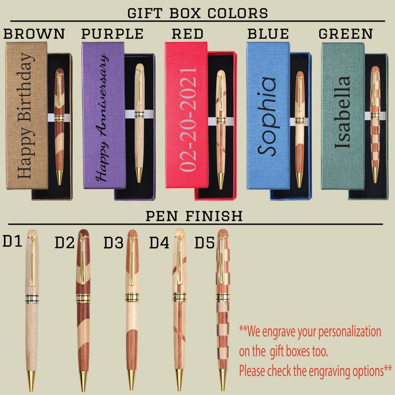 Personalized Bamboo Pen, Best Gift,doctor Gift, Nurse Gift, Gift for ...