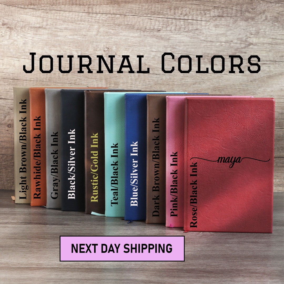 Personalized Leather Journal,customized Leather Journal, Journal With ...
