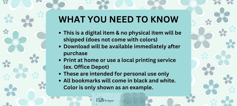 Printable Cute Flower Coloring Bookmarks, Floral Bookmarks, Kids ...