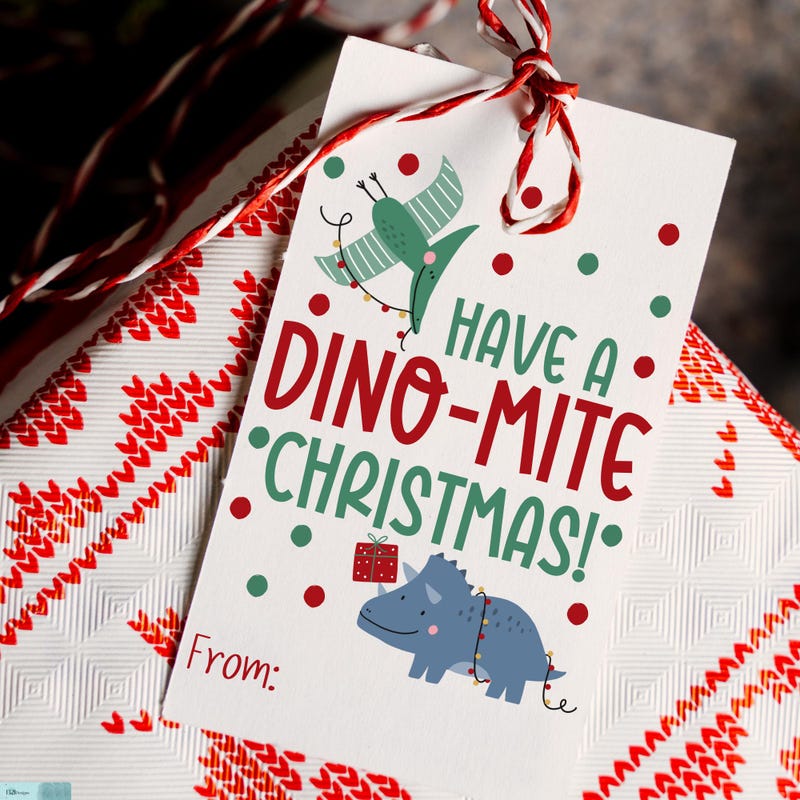 Christmas Tags Printable - Etsy