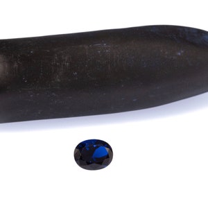 Blue Spinel Loose Rough Stone, Lab Created Blue Spinel Boules, Rough ...