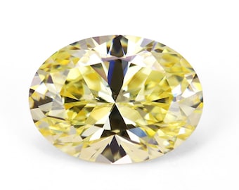 Canary Yellow CZ Diamond Stones, Baguette Cubic Zirconia Crystal ...