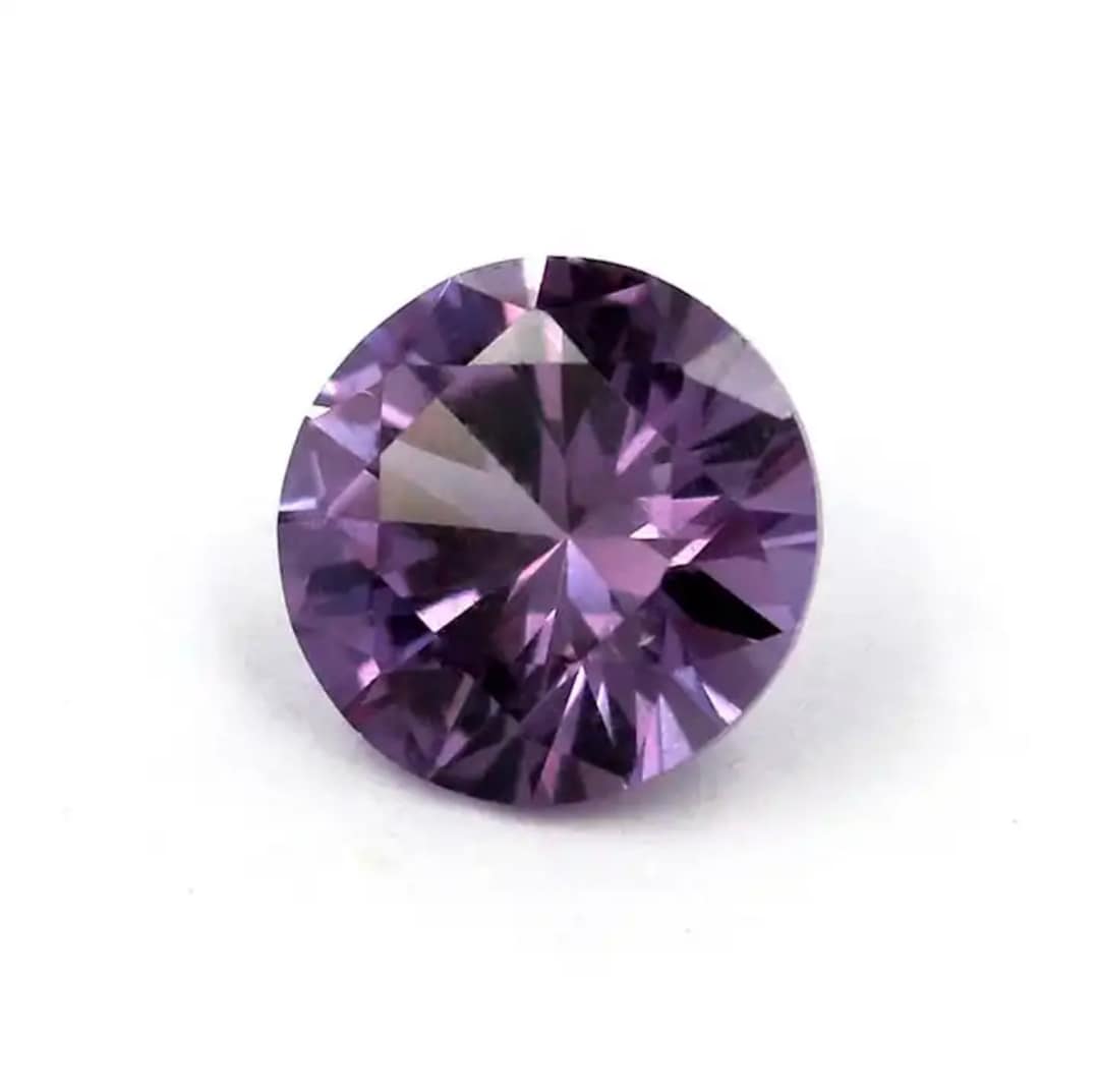 Lab Created Alexandrite Corundum Round Faceted Color Chanage AAA Loose ...