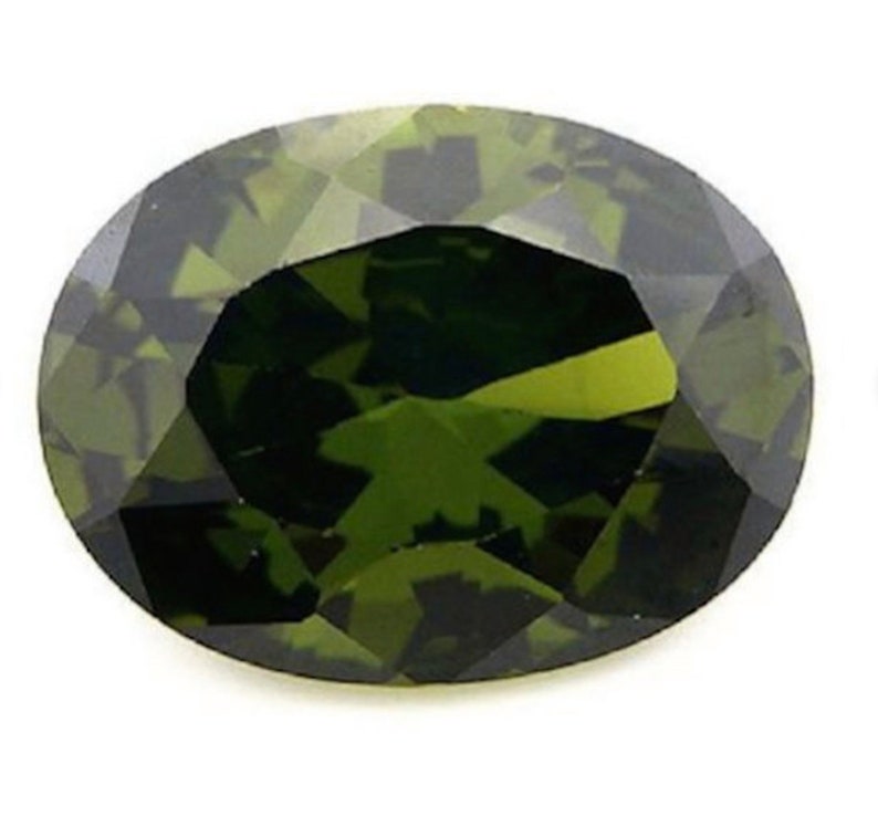 Cubic Zirconia 10 Colors Variation Oval Faceted CZ AAA Loose Gemstones ...