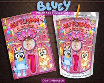 Bluey capri sun labels - Etsy México
