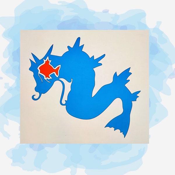 Gyarados Decal - Etsy