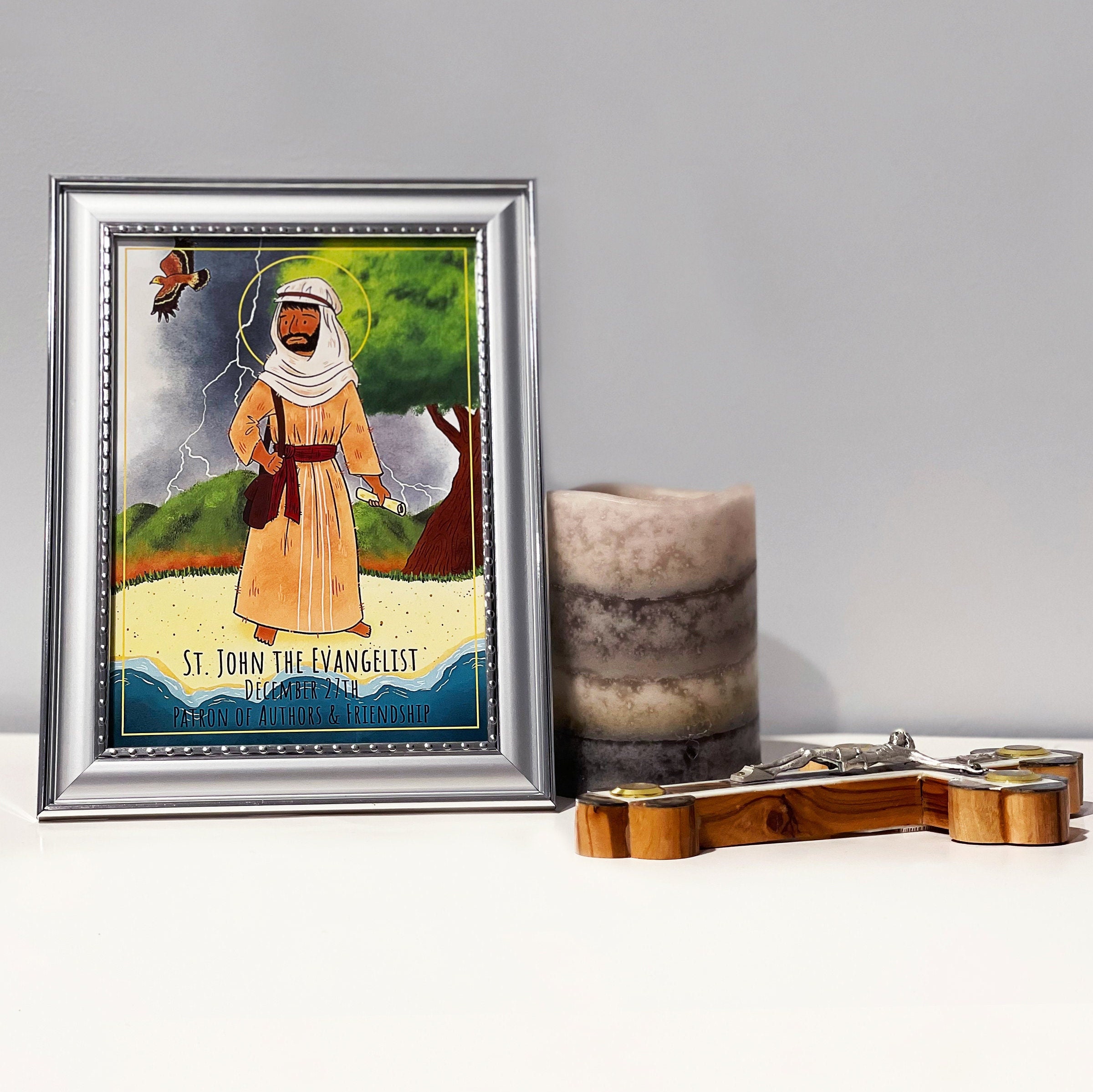 St. John the Evangelist, Saint Print, Catholic Saint, Catholic Gift - Etsy