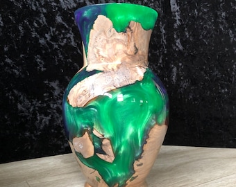 Burl Epoxy Vase - Etsy
