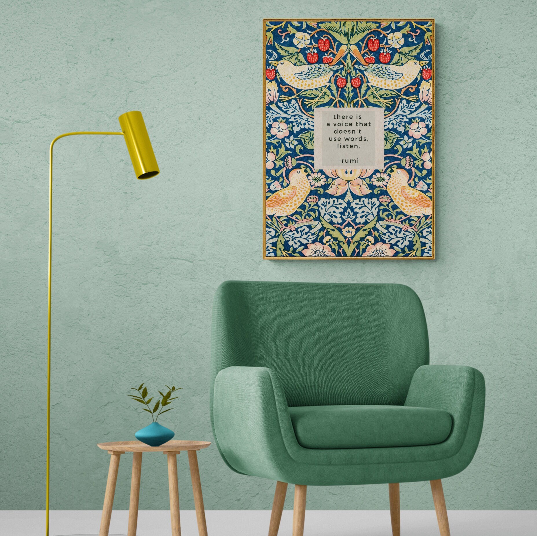 Rumi Art Inspirational Quote Gift Art Positive Quotes - Etsy