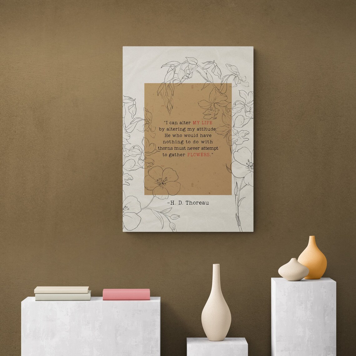 Henry David Thoreau Poem Art Inspirational Quote Quote - Etsy