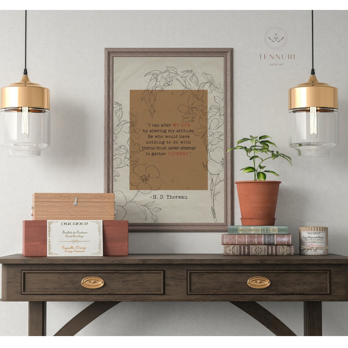 Henry David Thoreau Poem Art Inspirational Quote Quote - Etsy