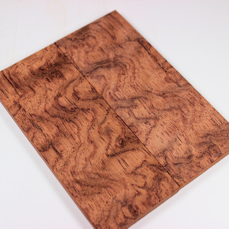 Kewazinga With Padauk and Mahogany Knife Handle Blanks - Etsy