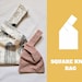 3 Sizes / Square Knot Bag Sewing Pattern and Step by Step Tutorial ...
