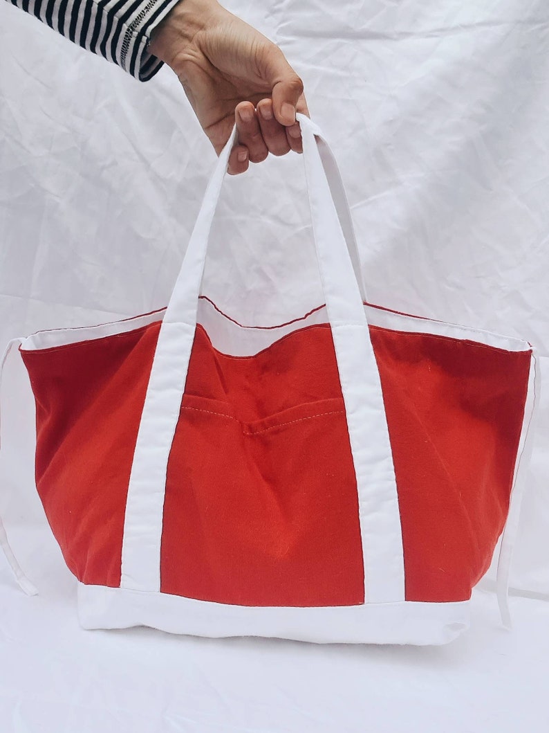 Reversible Tote Bag PDF Sewing Pattern and Manual / Small Easy - Etsy