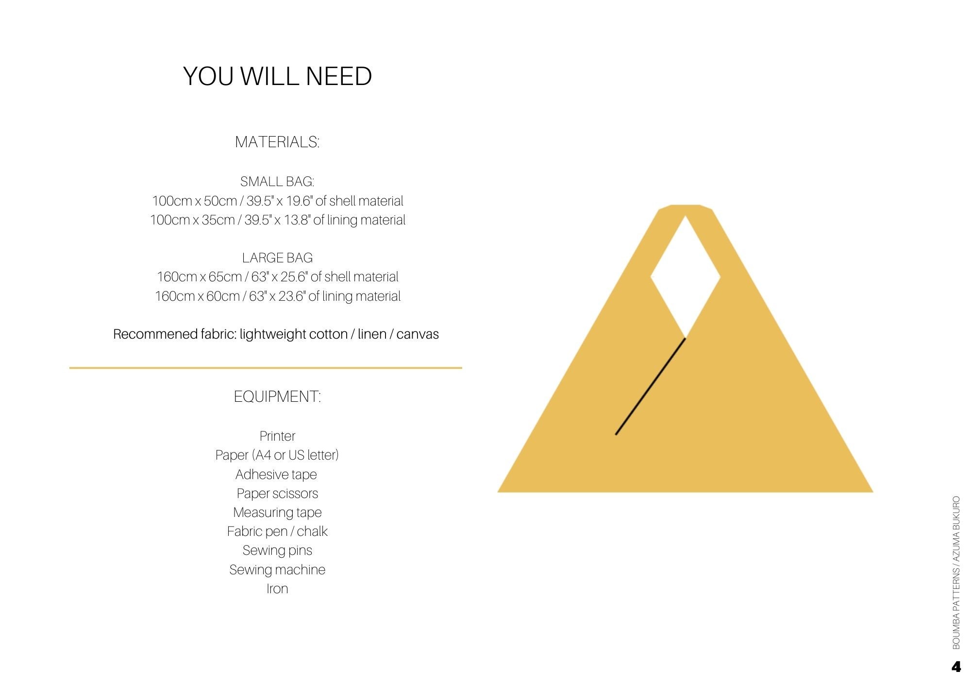 Azuma Bag Sewing Pattern and Tutorial / Japanese Shopping Bag - Etsy