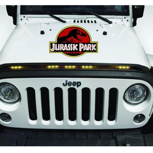 Jurassic Park Vinyl Decal Set Hood and Door High Quality Full Color Car ...