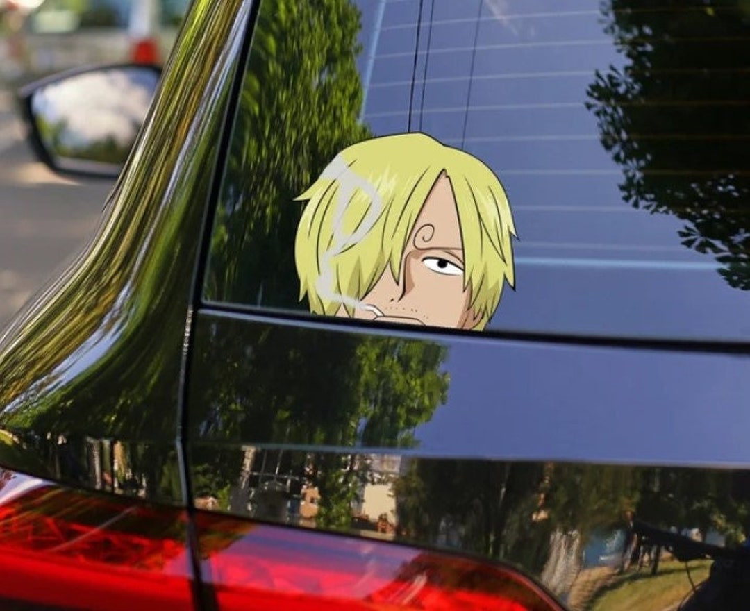 Anime Vinyl Peeker Sticker Great for Car Windows/bumpers Laptop High ...