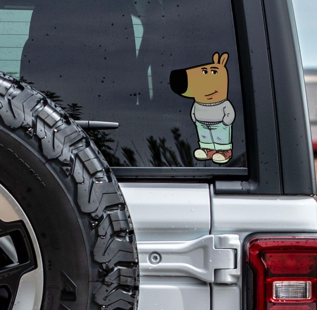 Chill Guy Meme Peeker Vinyl Sticker Great for Car Windows/bumpers ...