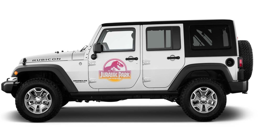 Jurassic Park Vinyl Full Color Decal Set Hood and Door High Quality ...