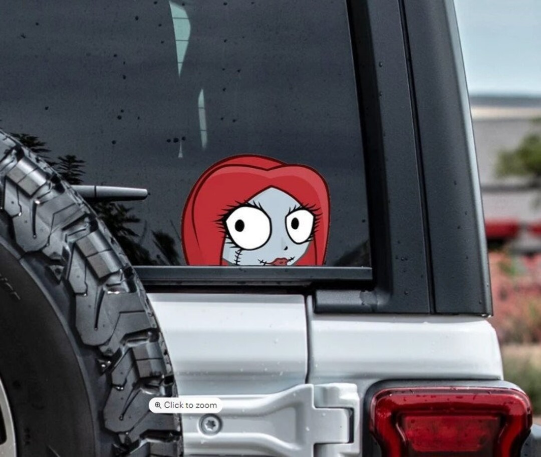 Sally Anime Vinyl Peeker Sticker Great for Car Windows/bumpers Laptop ...