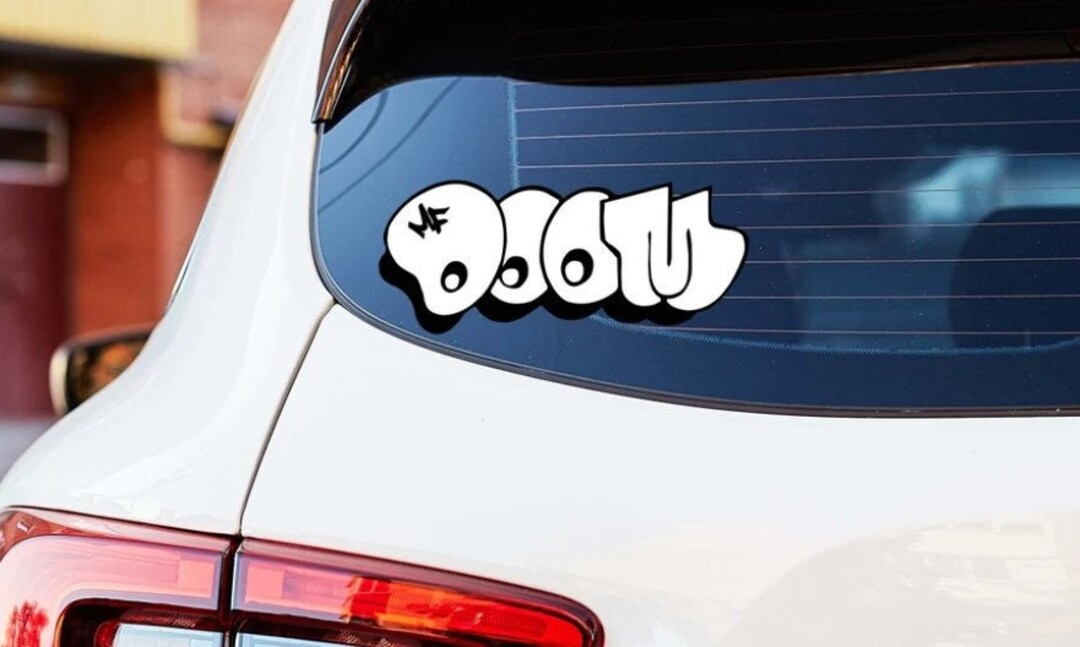 MF Doom Vinyl Sticker Great for Car Windows/bumpers Laptop High Quality ...